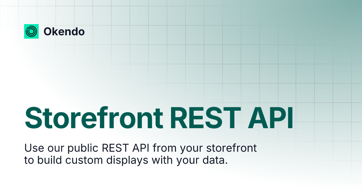 Storefront REST API | Okendo